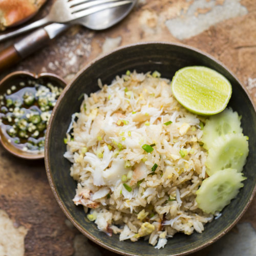 Khao phad poo - riz sauté au crabe - Taste of Mekong